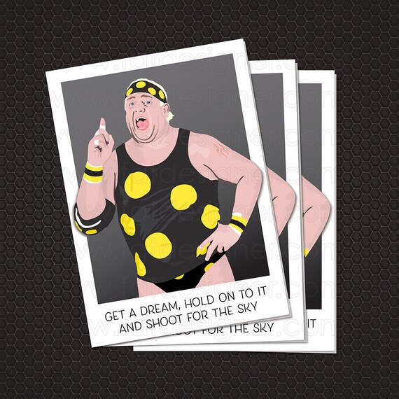 Dusty Rhodes Inspirational Card With Envelope | Etsy