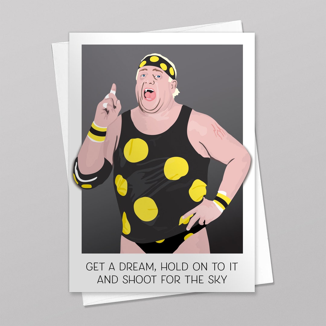 Dusty Rhodes Inspirational Card With Envelope - Etsy