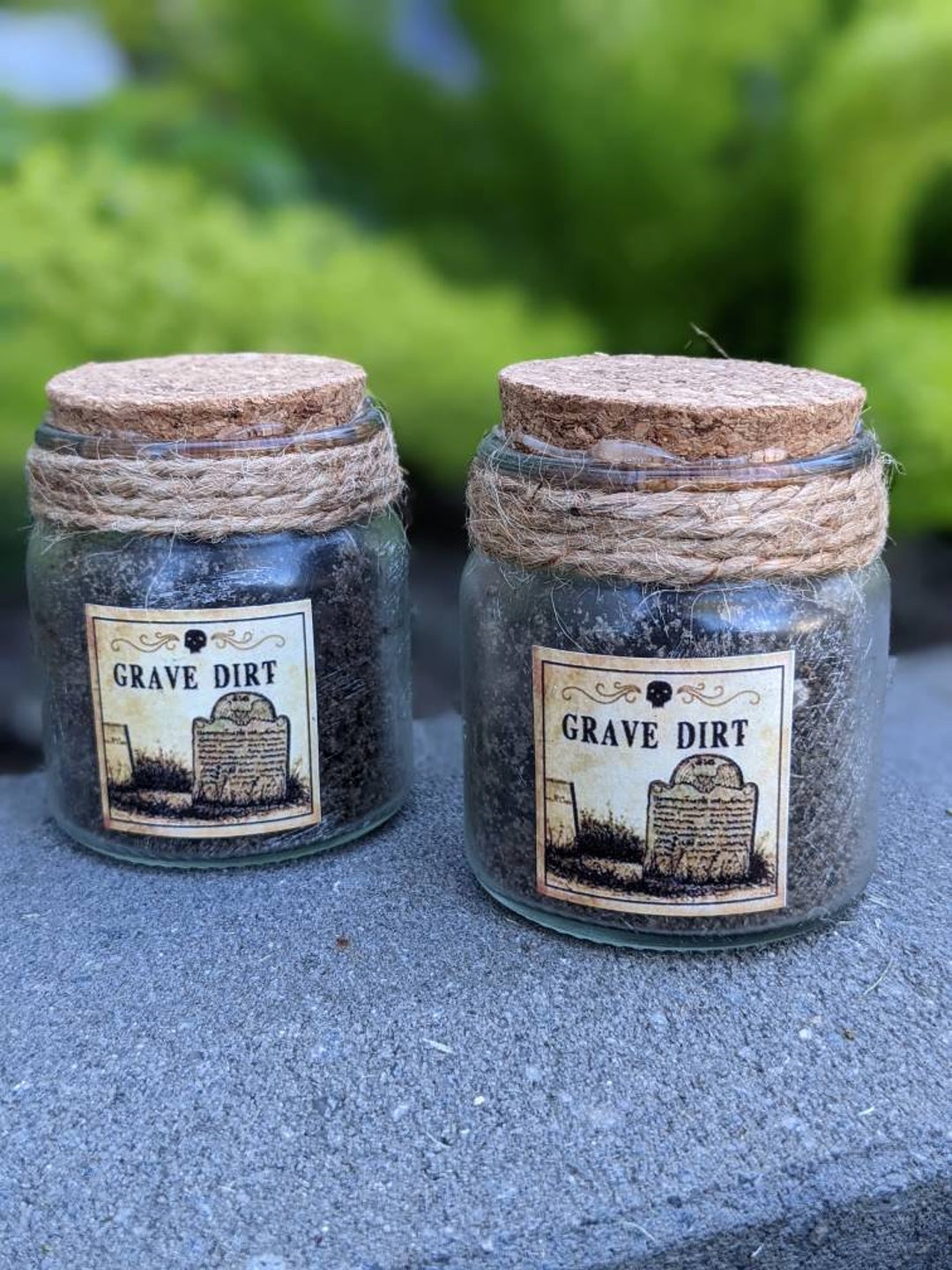 Grave Dirt Potion Bottle Magic Spells Prop - Etsy