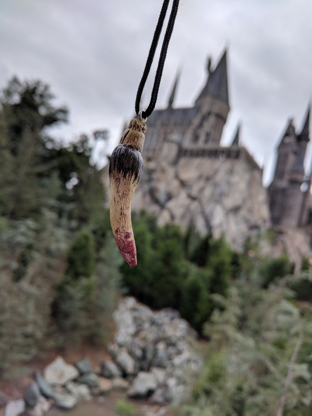Basilisk Snake Fang Necklace Pendant Monster Jewelry - Etsy