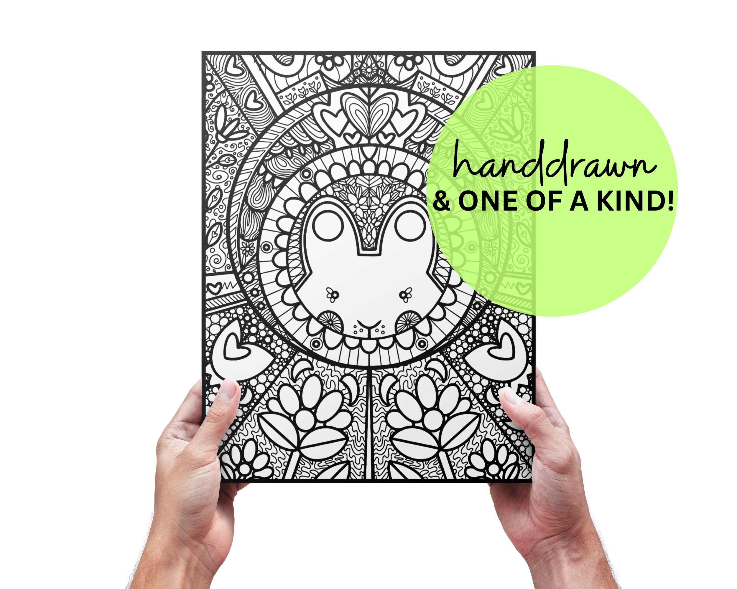 Easter Coloring Page Activity Digital Art - Etsy