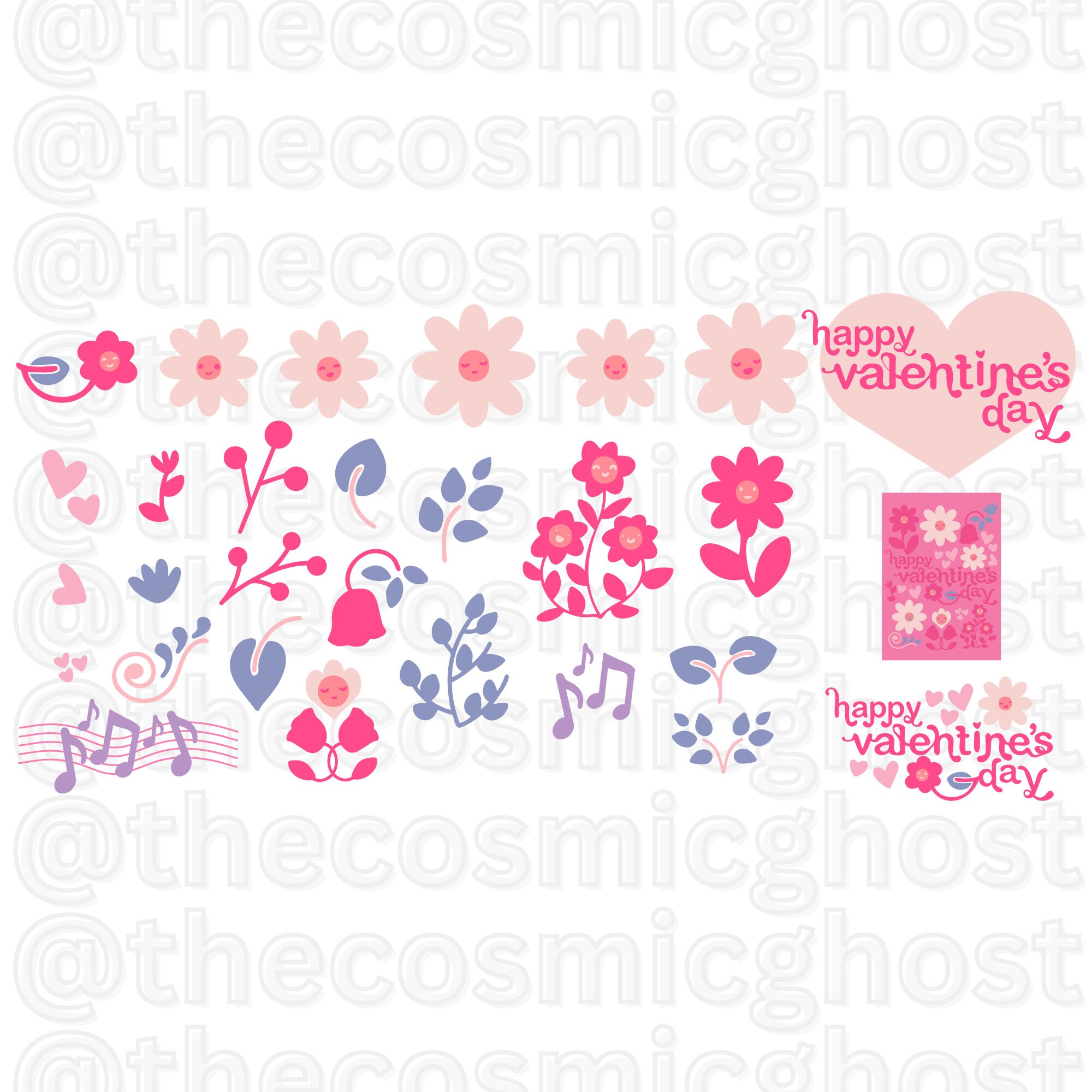 Digital Art, Spring Flower Svg BUNDLE, Valentine’s Day - Etsy