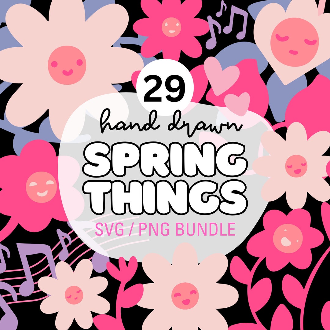 Digital Art, Spring Flower Svg BUNDLE, Valentine’s Day - Etsy