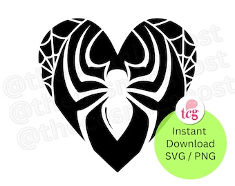 Spiderman Svg, Spiderman Face Heart Valentine's, Heart Svg, Mom Svg ...