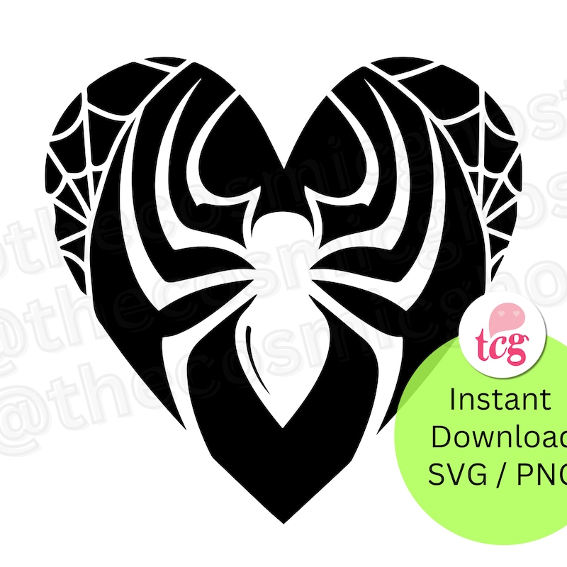 Spiderman Heart Svg - Etsy