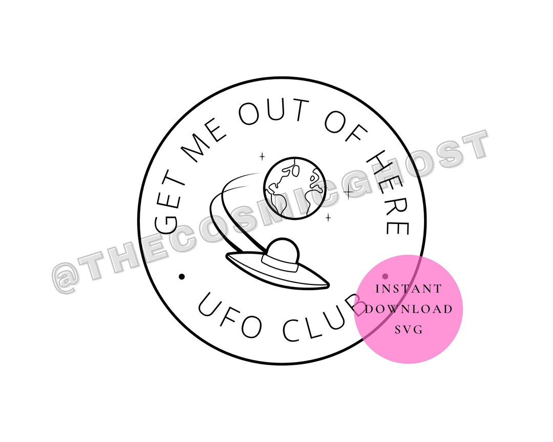 UFO Club Svg Png Alien Cut File for Cricut - Etsy