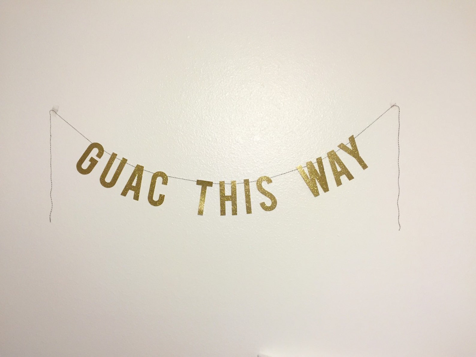 Guac This Way Banner Guacamole Fiesta Aerosmith Guac | Etsy