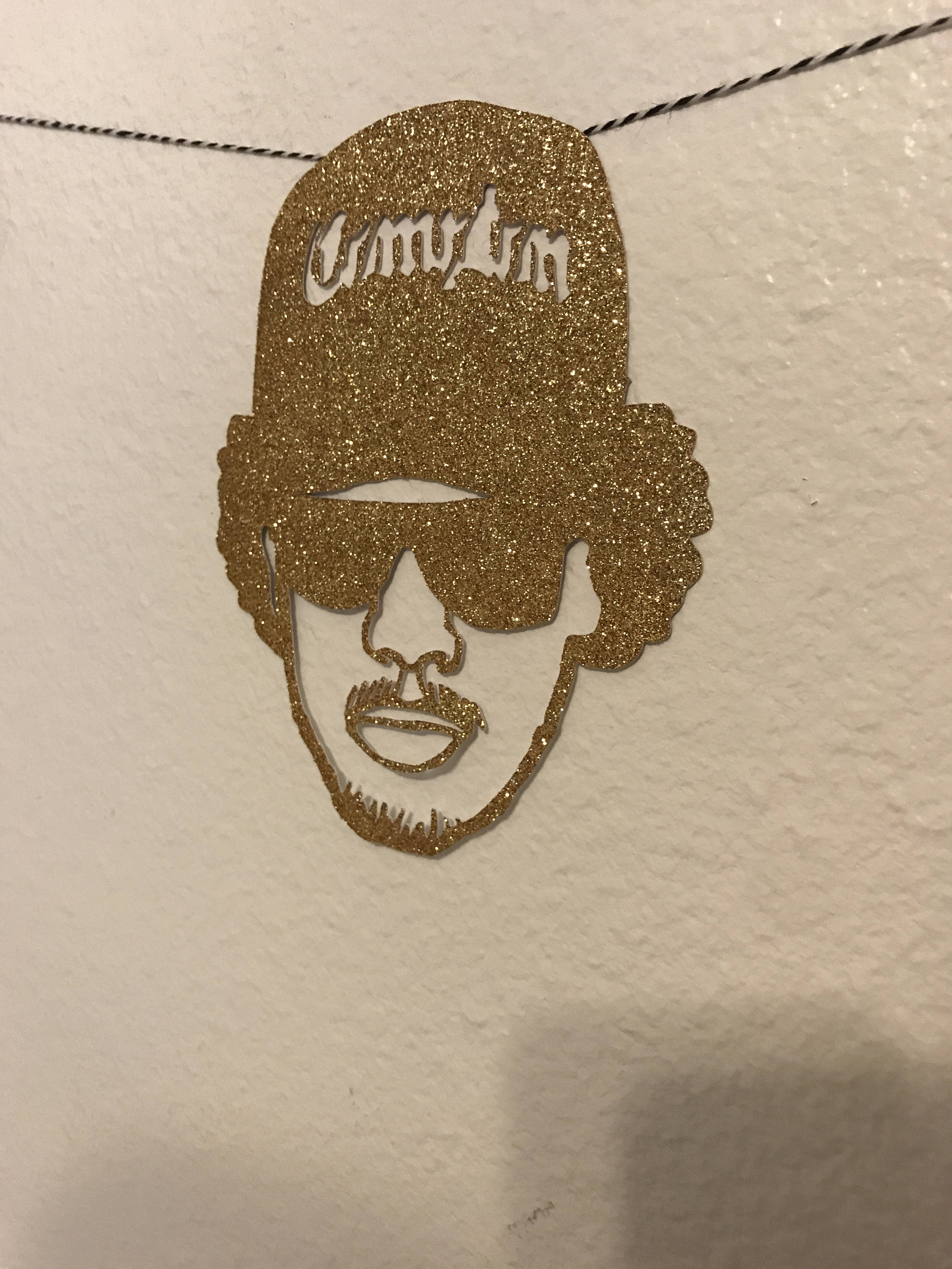 Eazy-e Silhouette Banner Eazy E Straight Outta Compton - Etsy Canada