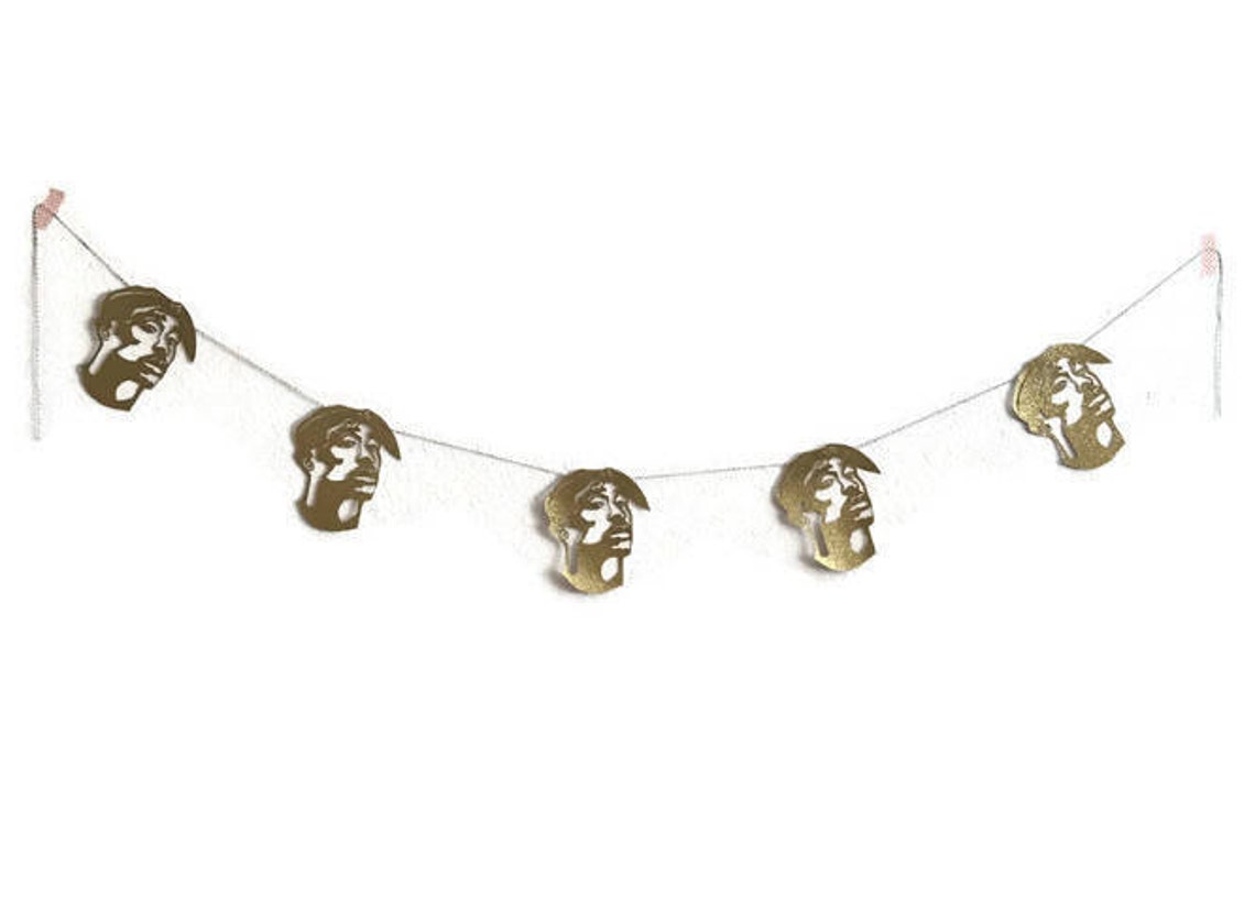 Tupac Silhouette Banner Tupac 2pac Biggie Smalls Tupac - Etsy