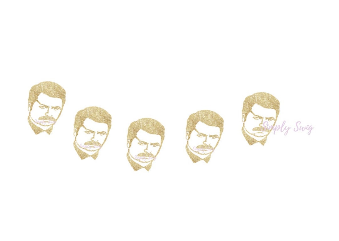 Ron Swanson Silhouette