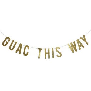 Guac This Way Banner Guacamole Fiesta Aerosmith Guac - Etsy