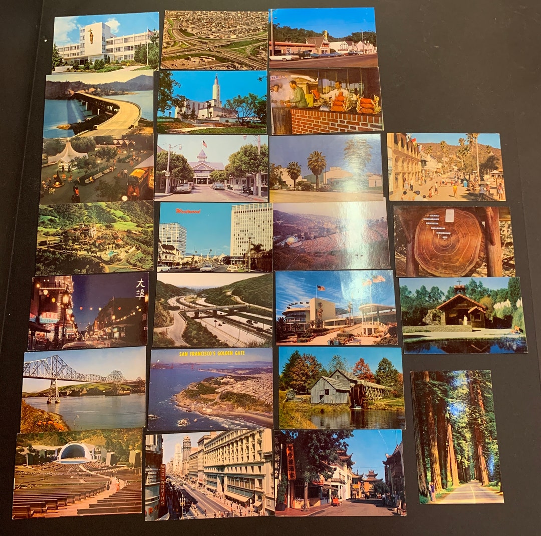 Lot of 25 State View Vintage Postcards: California, Florida, Hawaii You ...