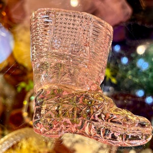 4 FENTON Glass Boot Wall Pocket - Etsy