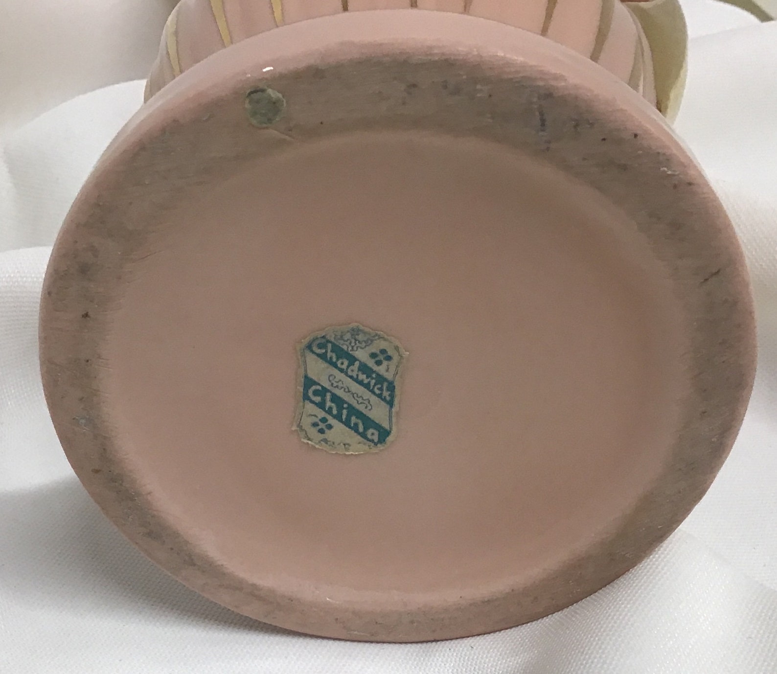 Vintage Mid Century Pink Chadwick China Vase - Etsy