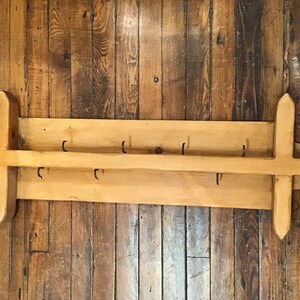 Late 1800's Primitive Wooden Ceiling Hanging Pot Pan Holder Rack - Etsy