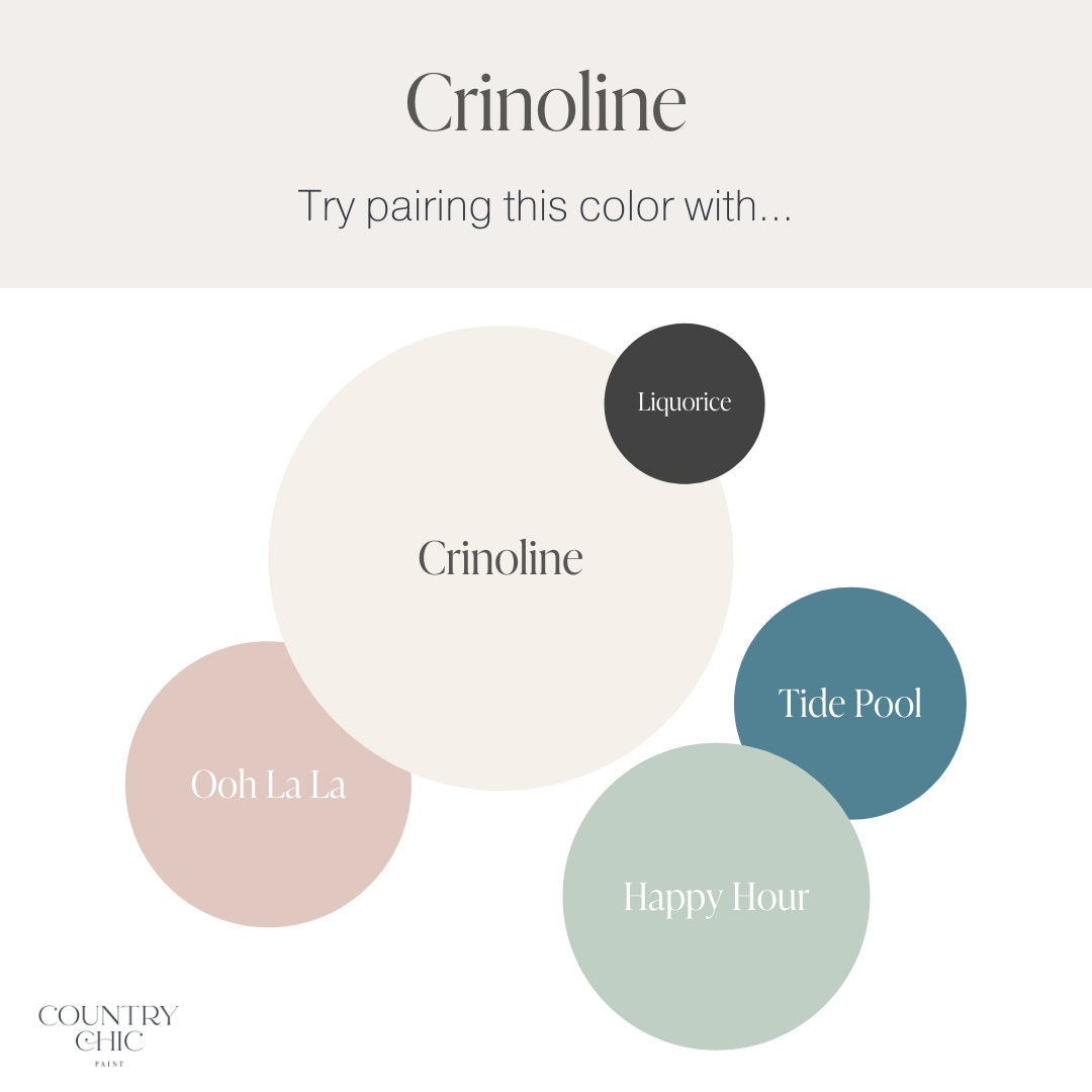 Country Chic All in One Paint - Crinoline * FREE Paint Sponge - Etsy