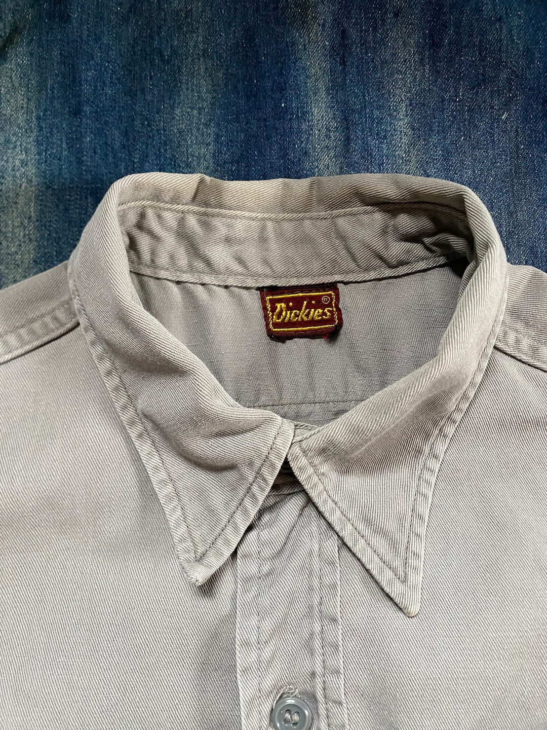 1950s Cotton Dickies Work Shirt 50s True Vintage Work Shirt - Etsy