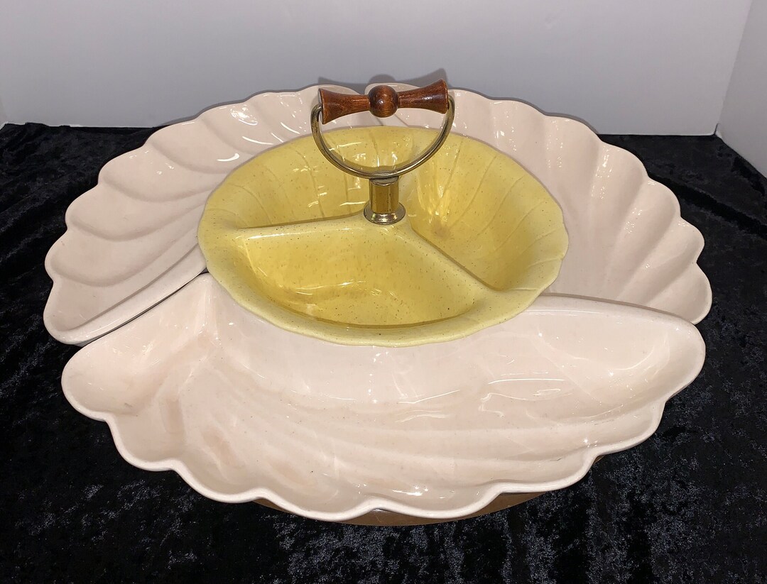 1960 Lane & Co Van Nuys California CA Snack Tray Lazy Susan Excellent ...