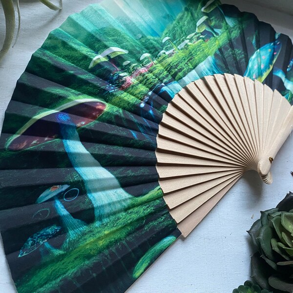 Hand Painted Fan - Etsy