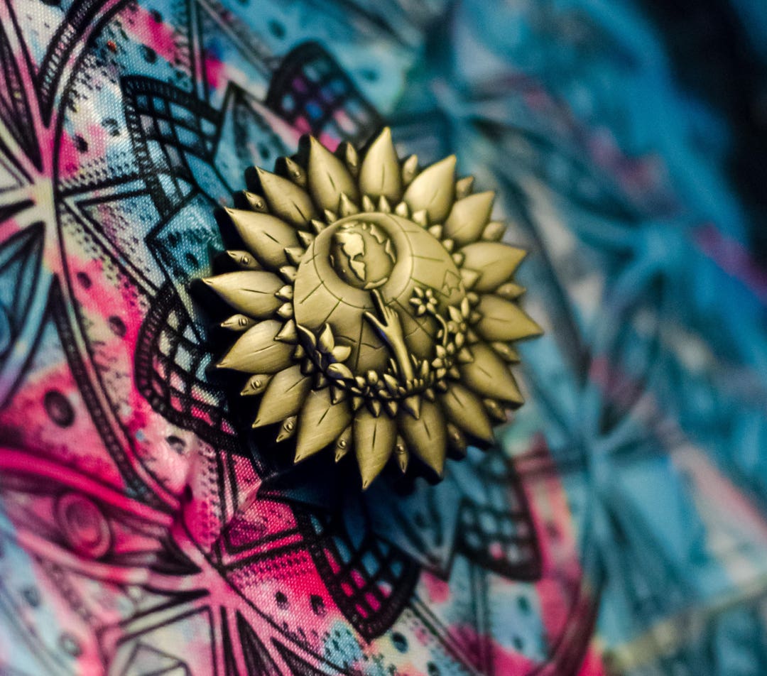 Earth Day Sunflower Lapel Pin - Etsy