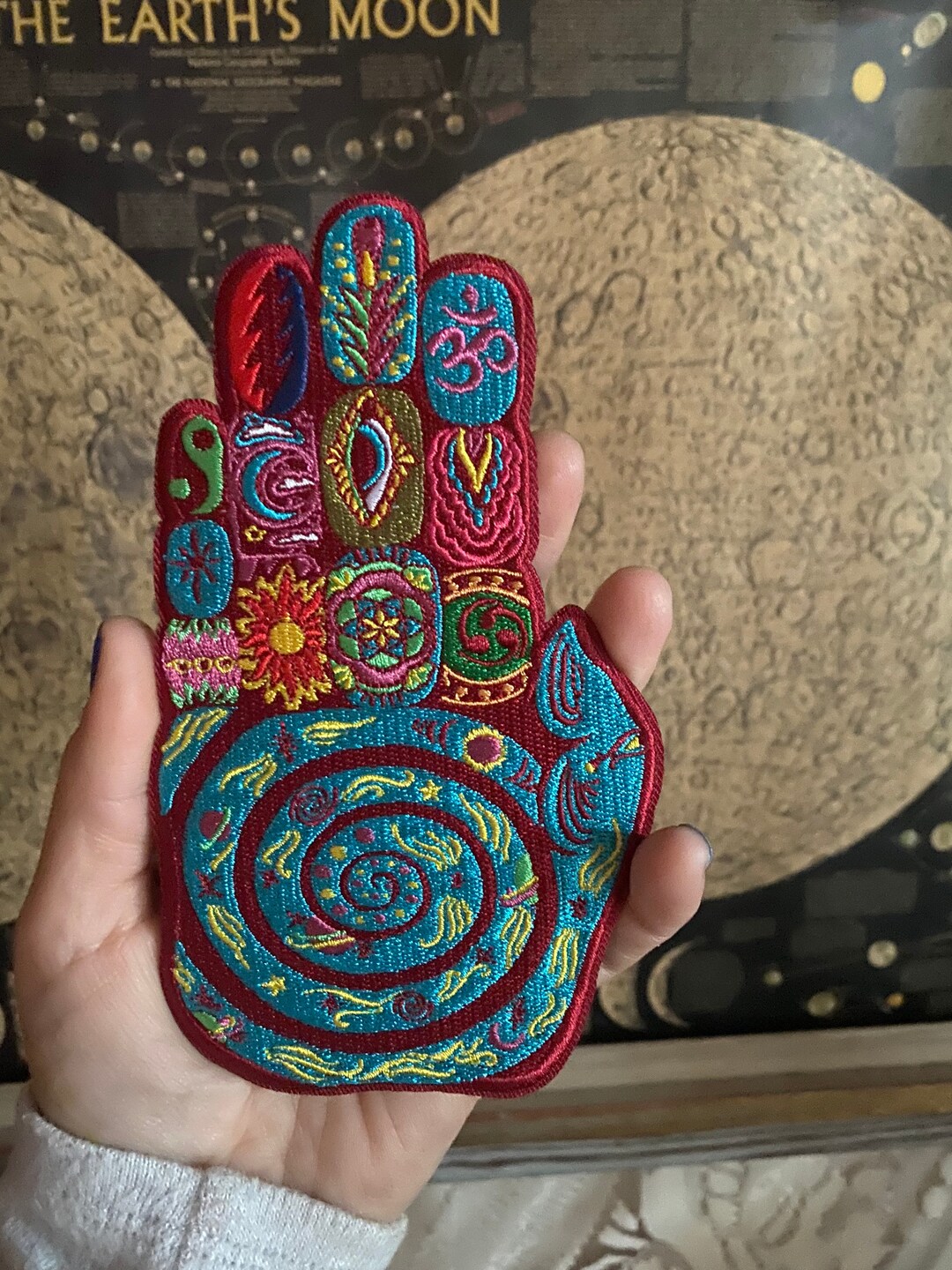 Palm Reader Aufnäher | Handgezeichnet, Design von Melanie Bodnar ...