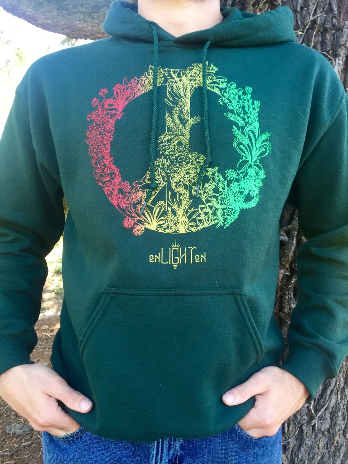 Peace is Homegrown Hoodie Art by Melanie Bodnar - Etsy Singapore
