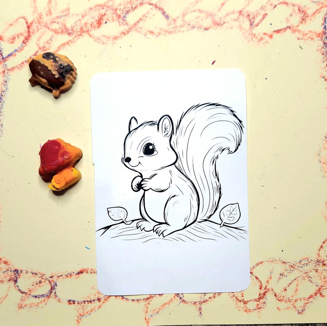 Autumn Crayons Theme Party Favor Coloring Kits, Fun Crayons, Fall Cute ...