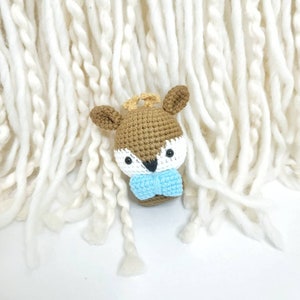 Animal Crochet Cotton Keychain Keyring Keyfob, Dragon Key Holder ...