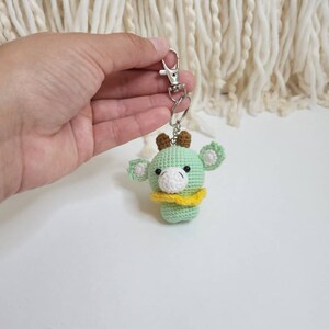 Animal Crochet Cotton Keychain Keyring Keyfob Dragon Key - Etsy