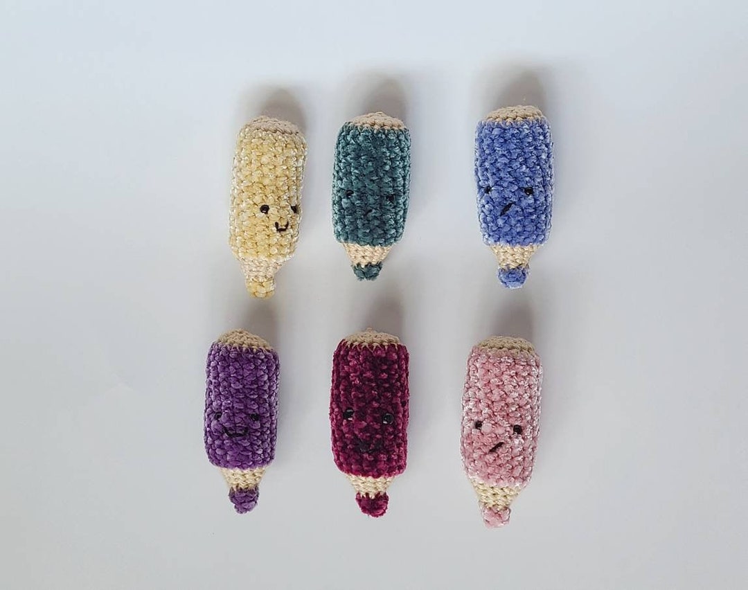 Velvet Coloring Pencil Stress Buddy Squishy, Crayon Buddy, Anxiety Toy ...