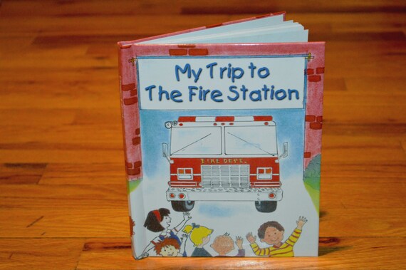 My Trip to the Fire Station Personalized Book | Etsy
