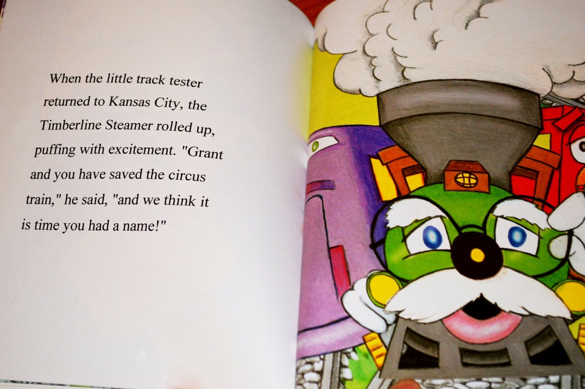 Train With No Name Personalized Book | Birthday Gift | Train Book ...