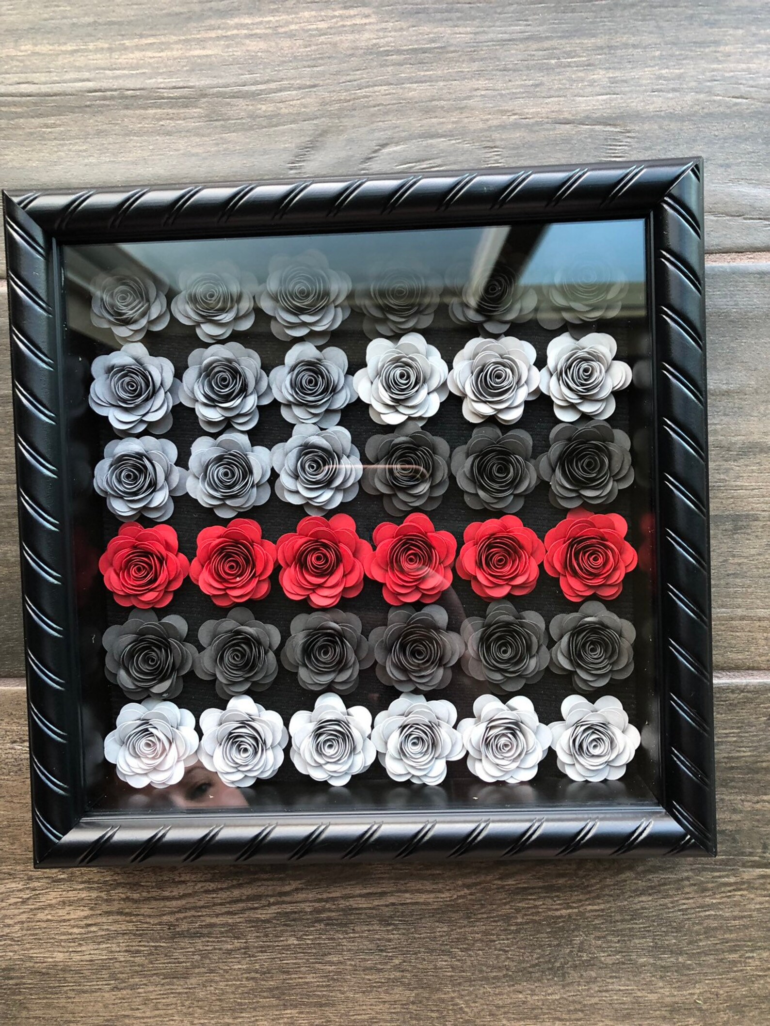 Thin Red Line Shadow Box - Firefighting Decor - Fire Dept - Etsy