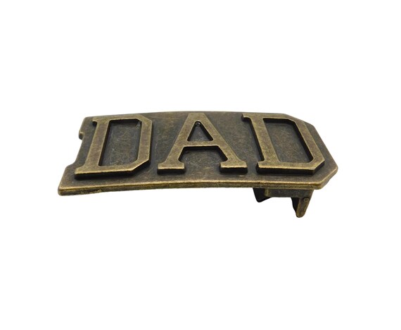 Vintage "DAD" Brass Belt Buckle - Father's Day Gifts… - Gem