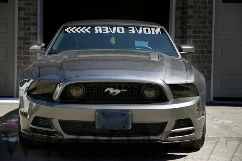 Decal Move Over Arrow Traffic Car Truck Suv Van Graphic | Etsy