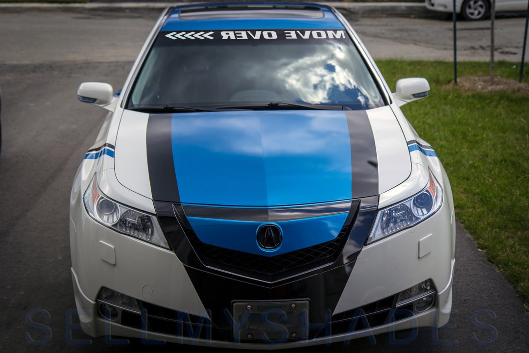 Decal Move Over Arrow Traffic Car Truck Suv Van Graphic Windshield Semi ...