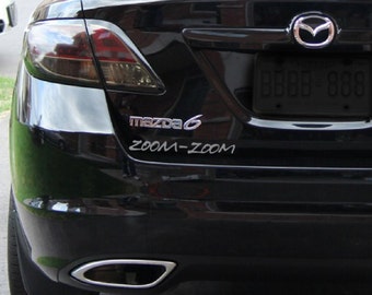 2 X Zoom Zoom Heartbeat Sticker Car Decal Mazda Mazdaspeed 3 6 Protege ...