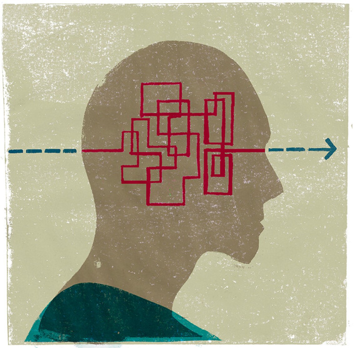 Solving Maze Art Print Thinking Solving Puzzle Solution - Etsy