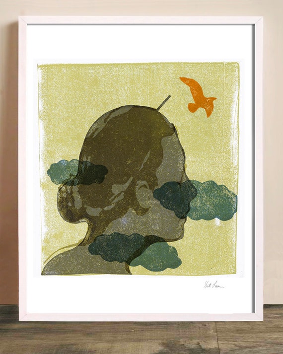 Free Bird Art Print Free Set Free Happiness Free Spirit | Etsy