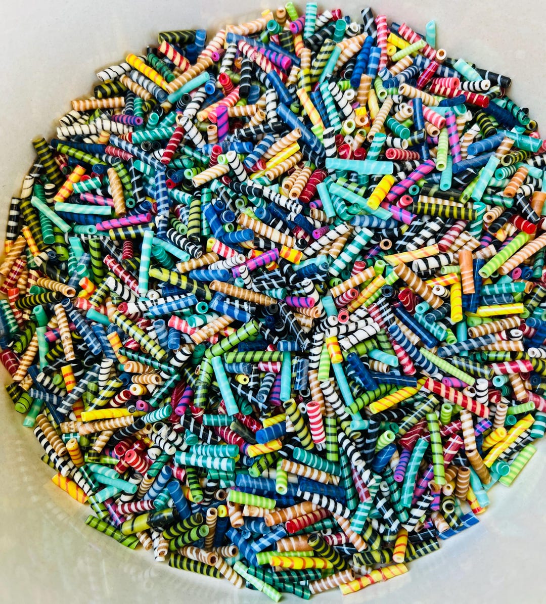 RECYCLED African Flip Flop BEADS in Multiple Colors and Various Sizes ...