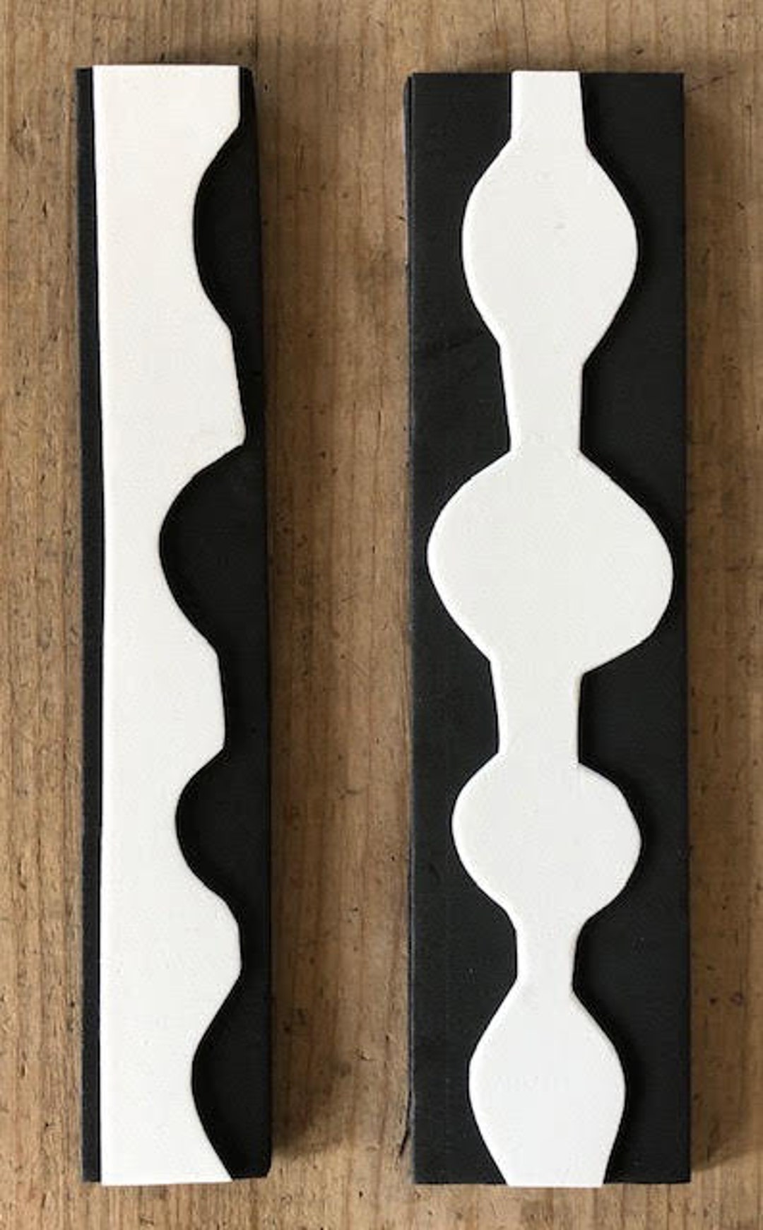 CRAFT FOAM STAMP Set: Lava Lamp Design. Artisan Hand-made Opposite ...