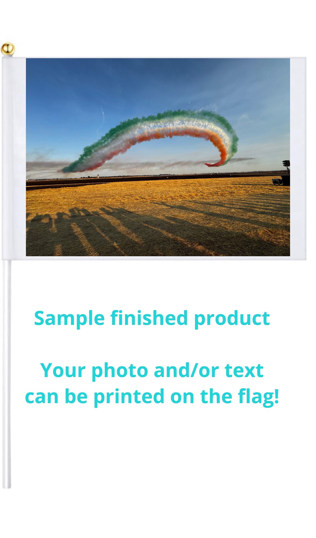 Custom Photo Handheld Flag - FREE SHIPPING! - Etsy