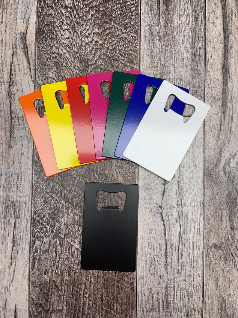 Custom Credit Card Bottle Opener Wallet Sized Bottle Opener - Etsy