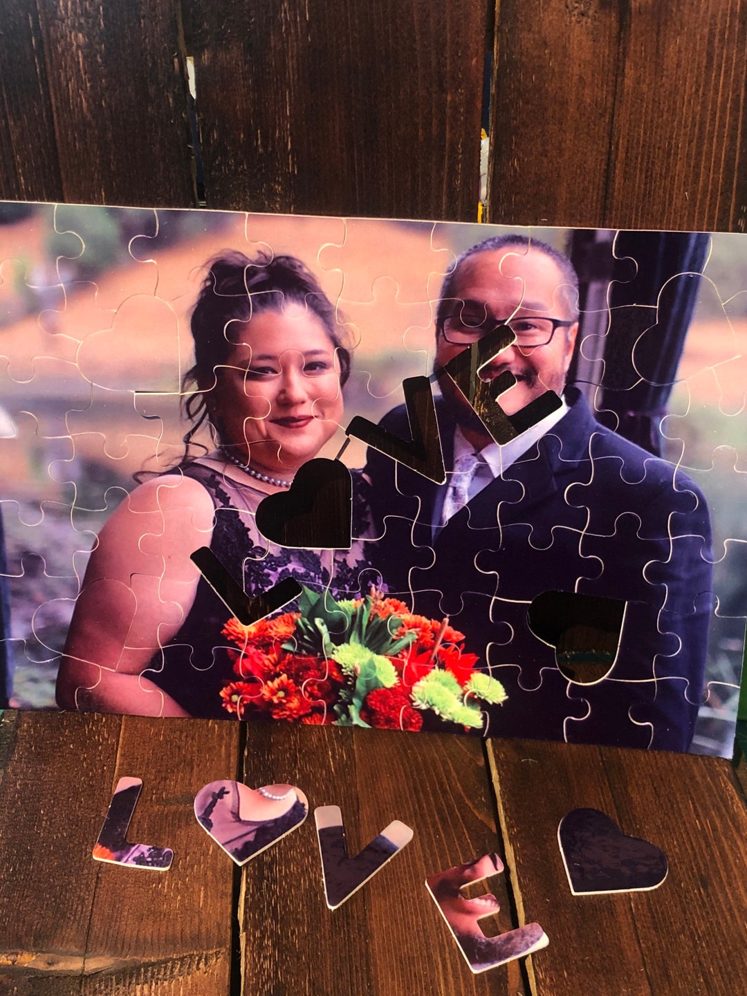 Custom 120 Piece Love Photo Jigsaw Puzzle - Etsy