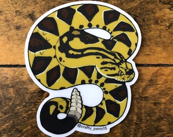 Rattlesnake Sticker | Etsy