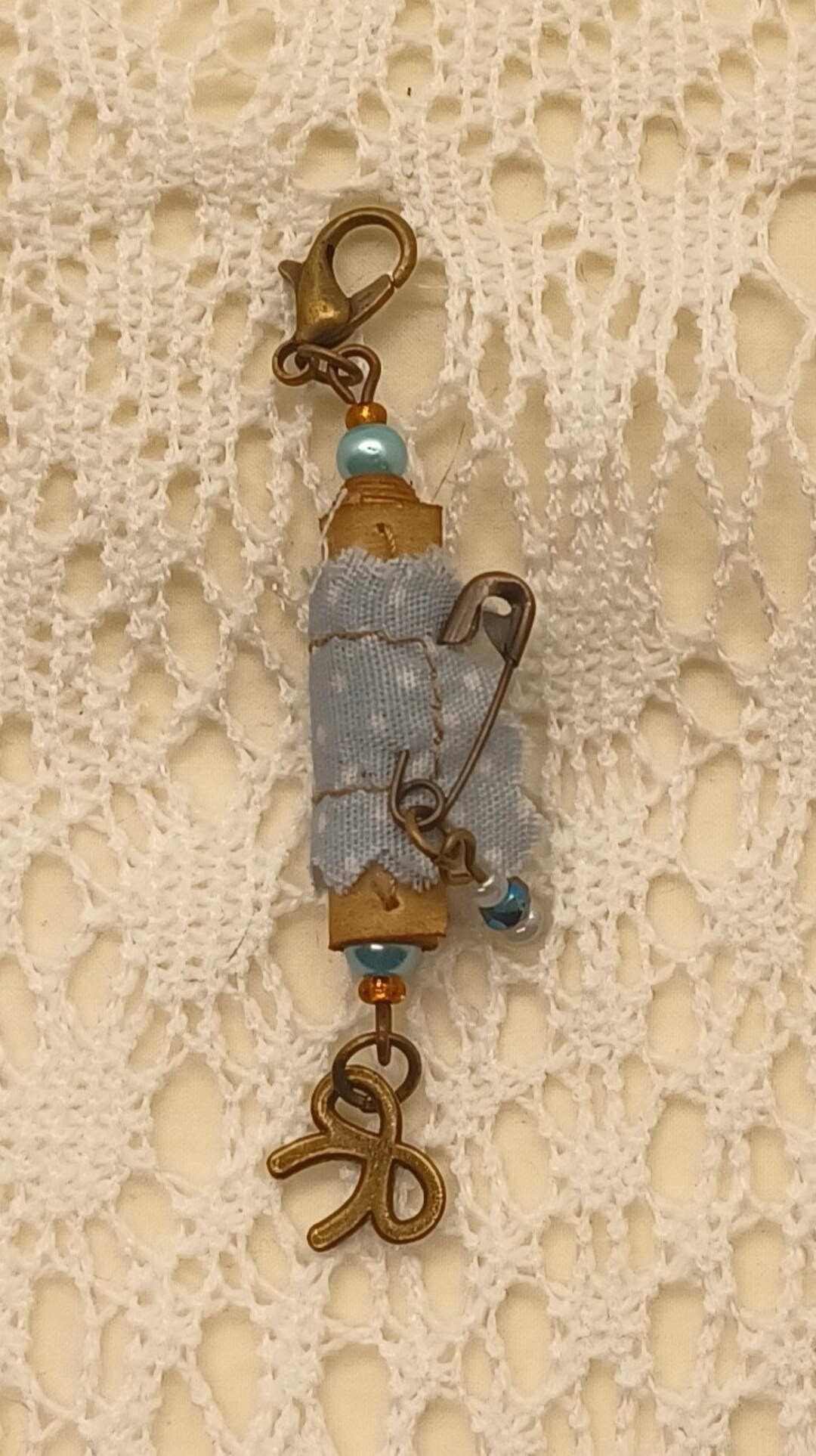 Mini Scroll Dangle With Bow Charm, Journal Jewelry, Journal Decoration ...