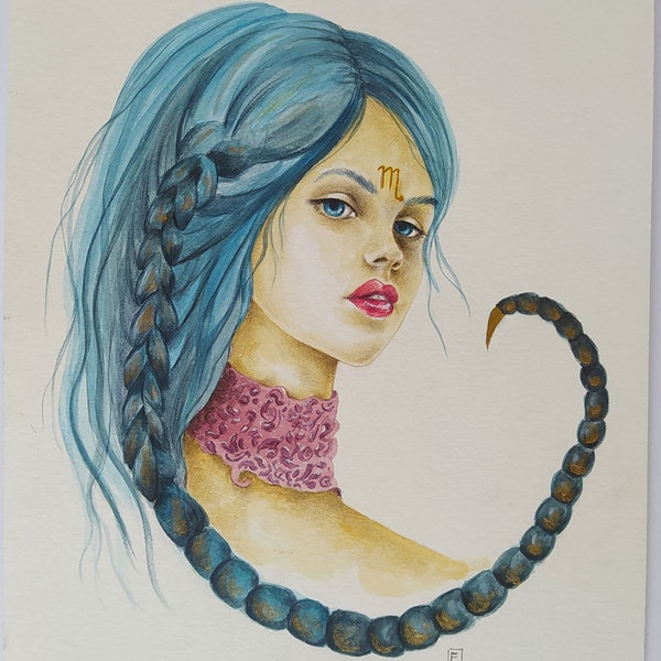 Scorpio Painting - Etsy