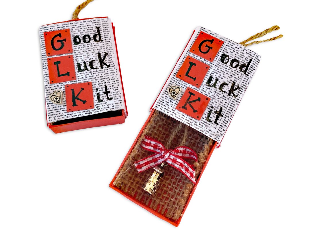 Good Luck Kit Wish Gift Card, New Years Good Luck Gifts With Wishing ...