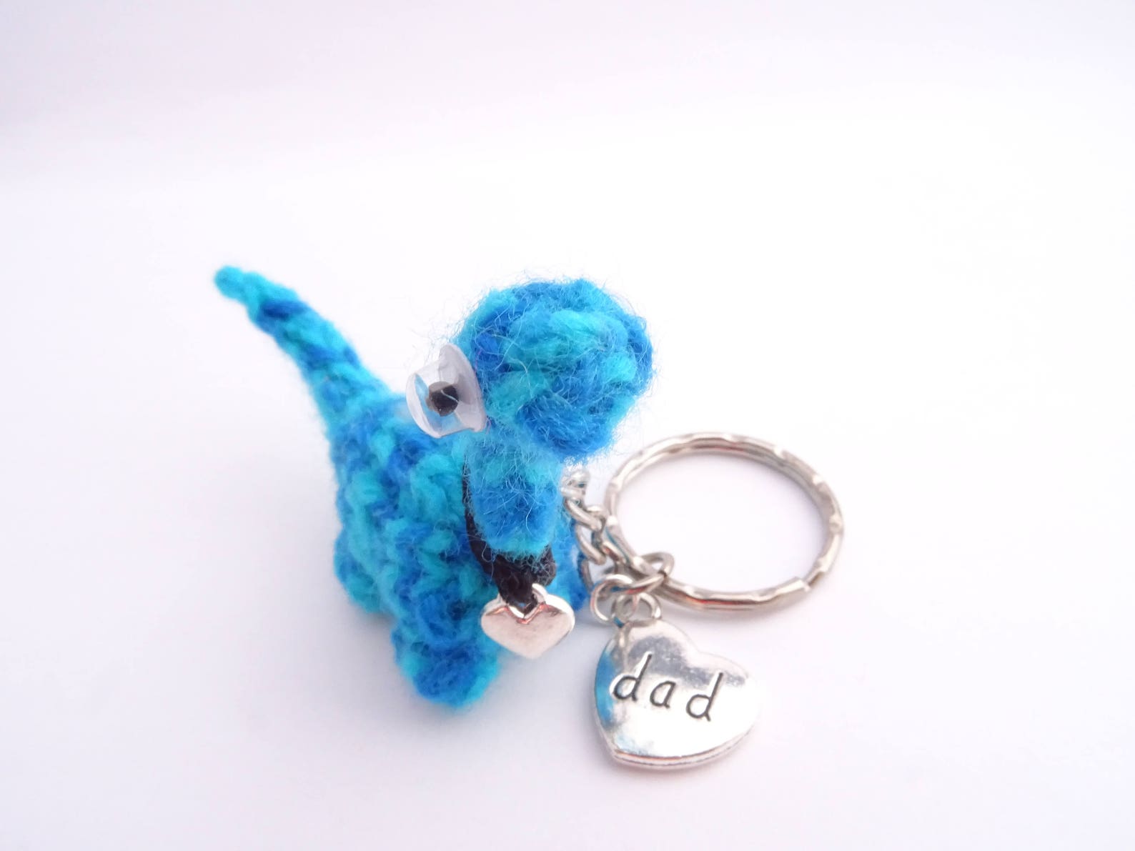 Dad Gift Father's Day Charm Dinosaur Keyring Keychain Kawaii Unusual ...