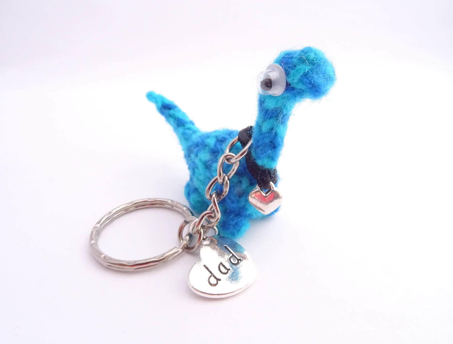 Dad Gift Father's Day Charm Dinosaur Keyring Keychain Kawaii Unusual ...